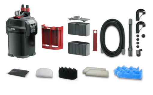 Fluval 107 aquarium power Canister Filter, up to 30 US Gal (130 L)