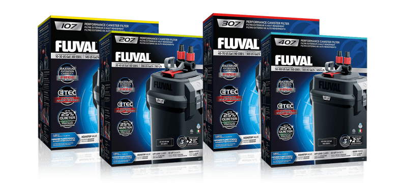 Fluval 207 Performance Canister Filter, up to 45 US - Maplepets