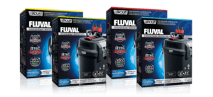 Fluval 107 aquarium power Canister Filter, up to 30 US Gal (130 L)