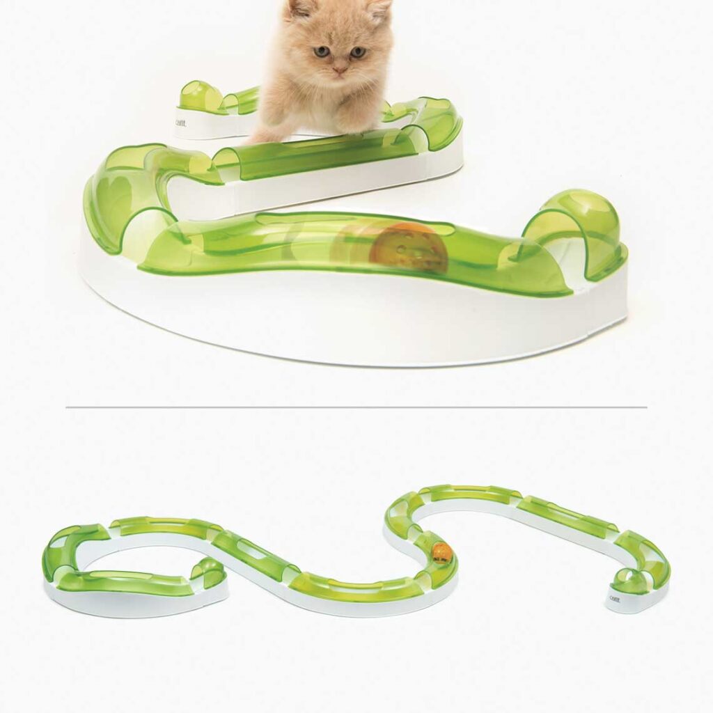 Catit Senses 2.0 Super Circuit | Wavy Circuit Ball Toy For Cat