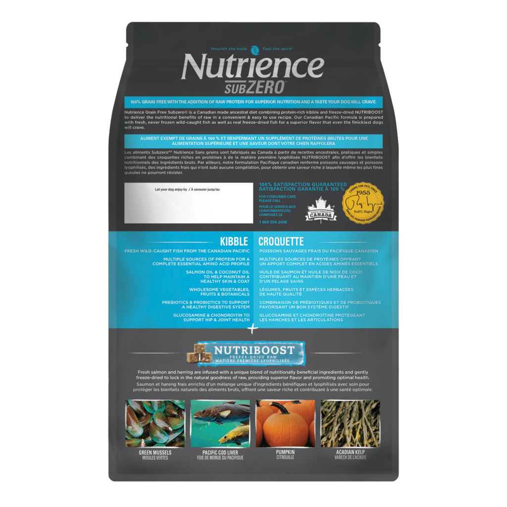 Nutrience SubZero Canadian Pacific | High Protein Dog Food