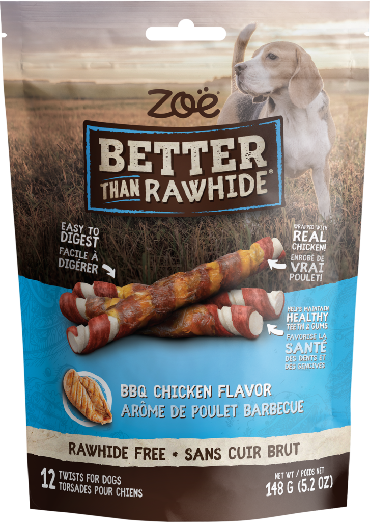 Rawhide Free Twists for Dogs | BBQ Chicken