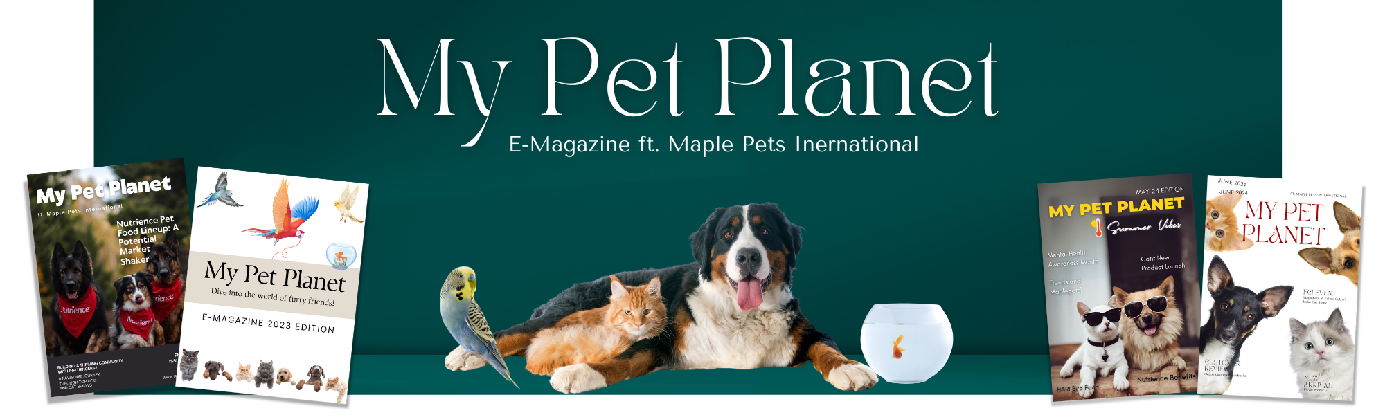 Welcome to My Pet Planet, the premier international pet magazine