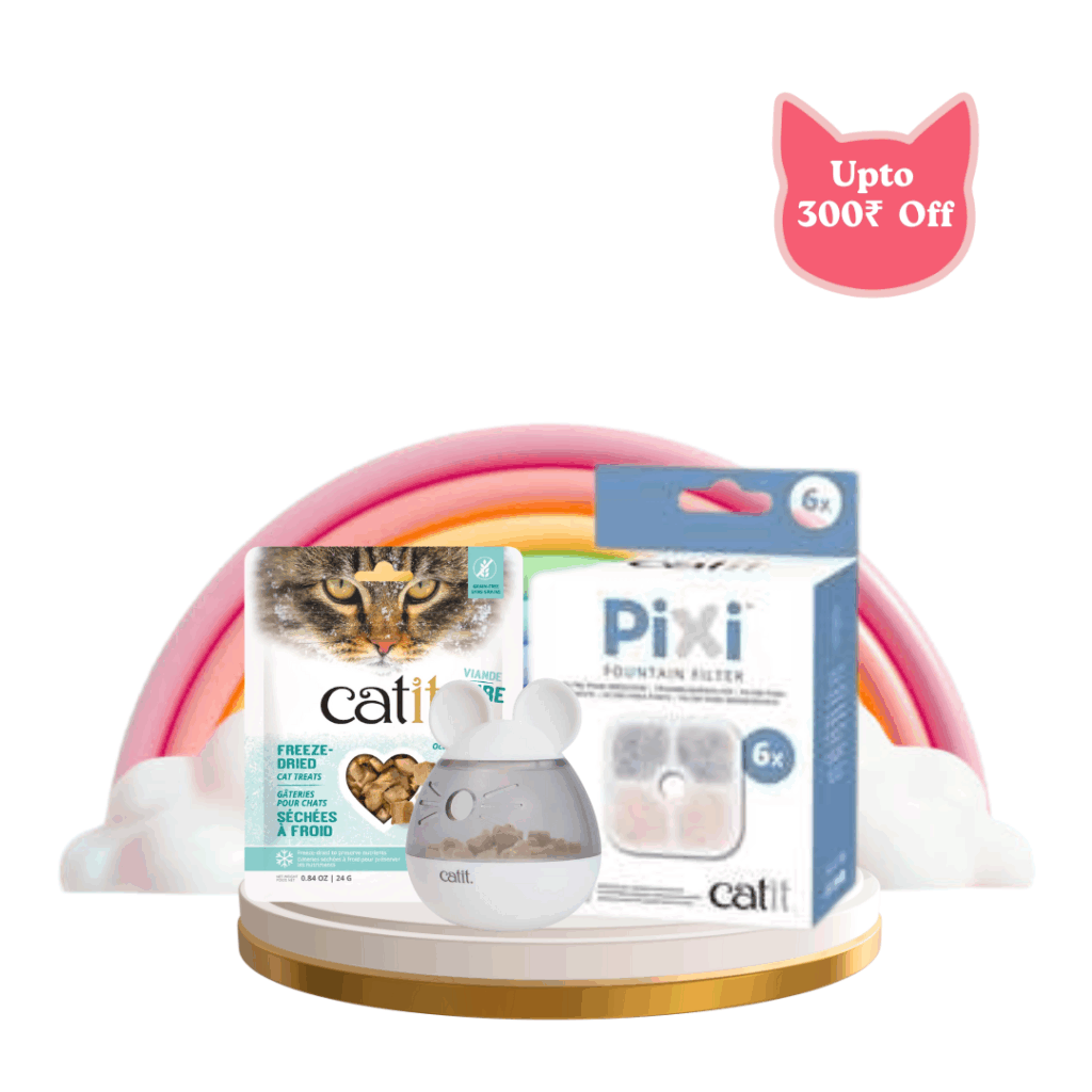 Catit Freeze-Dried Snacks with Mouse Dispenser & Replacement Cartridge ...